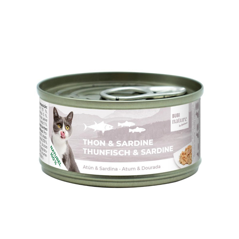 Patée Bubi Nature Thon & Sardine 70g Bubimex